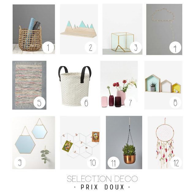 Sélection shopping - Déco à prix doux - Les Aventures des Petits Pois