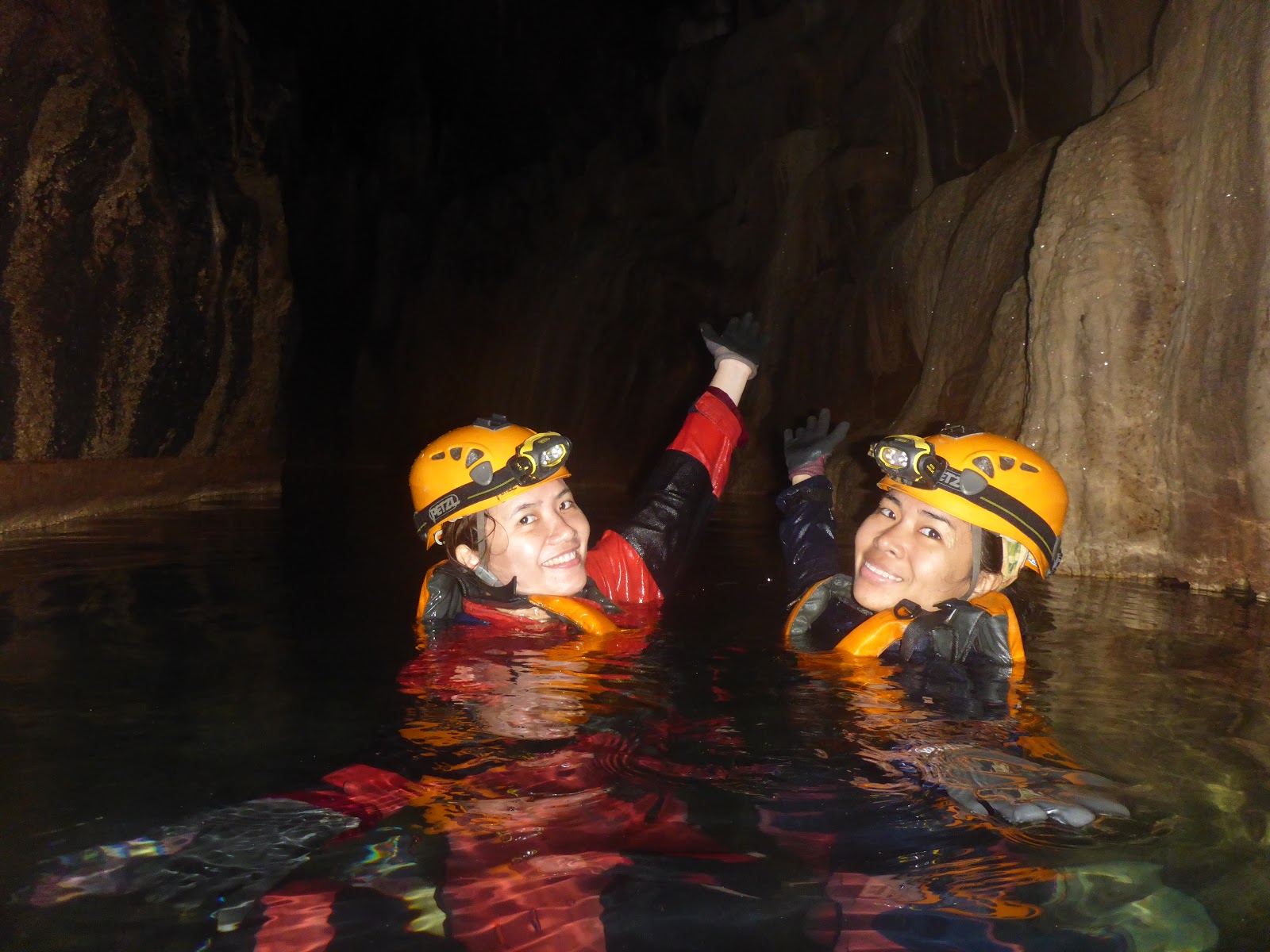 We emerged into the jungle again and hiked through dense foliage ...