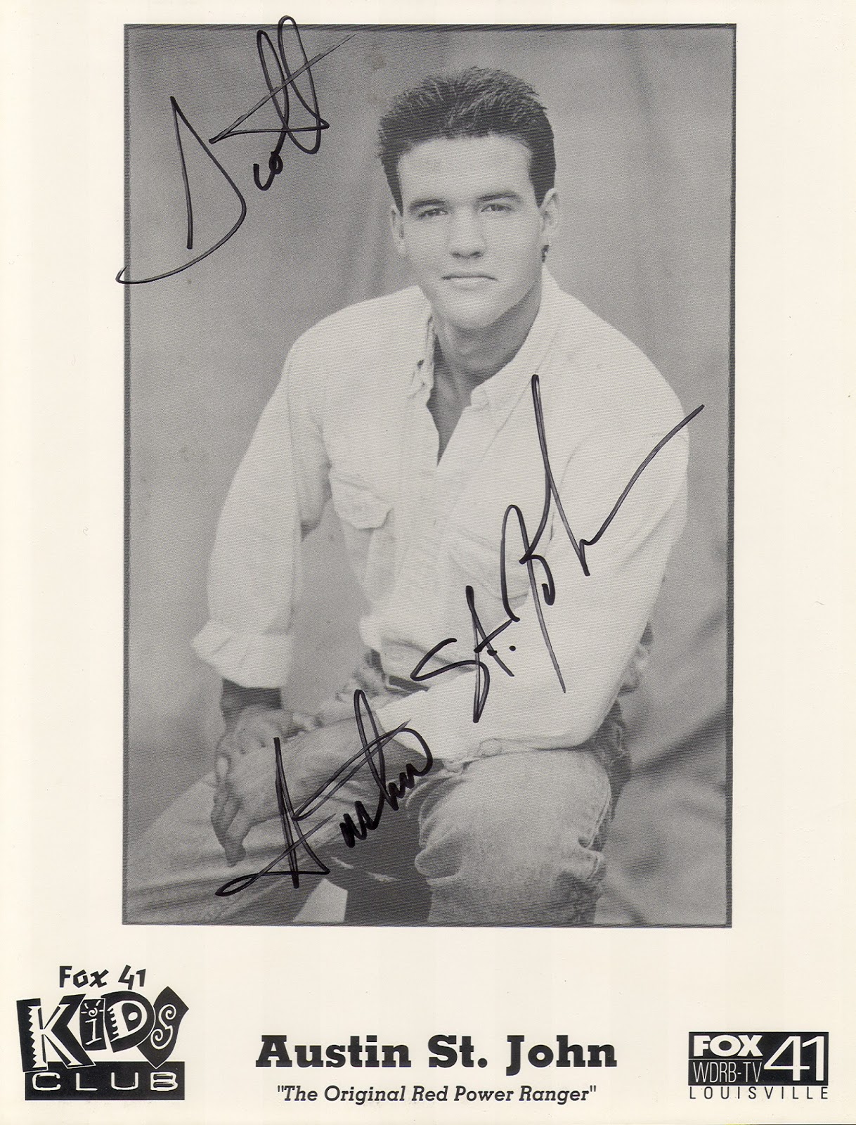 Hysterically Assertive.: Meeting Austin St. John/"Jason" - Original Red ...