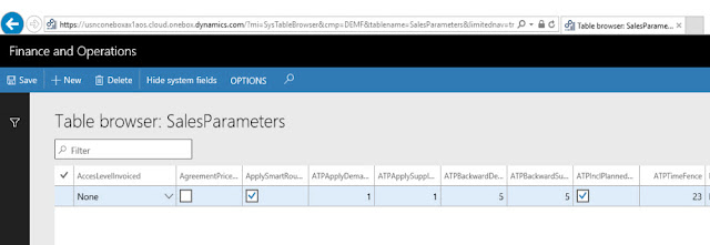 Dynamics AX/365FO: d365FO - Table browser error - You are not ...