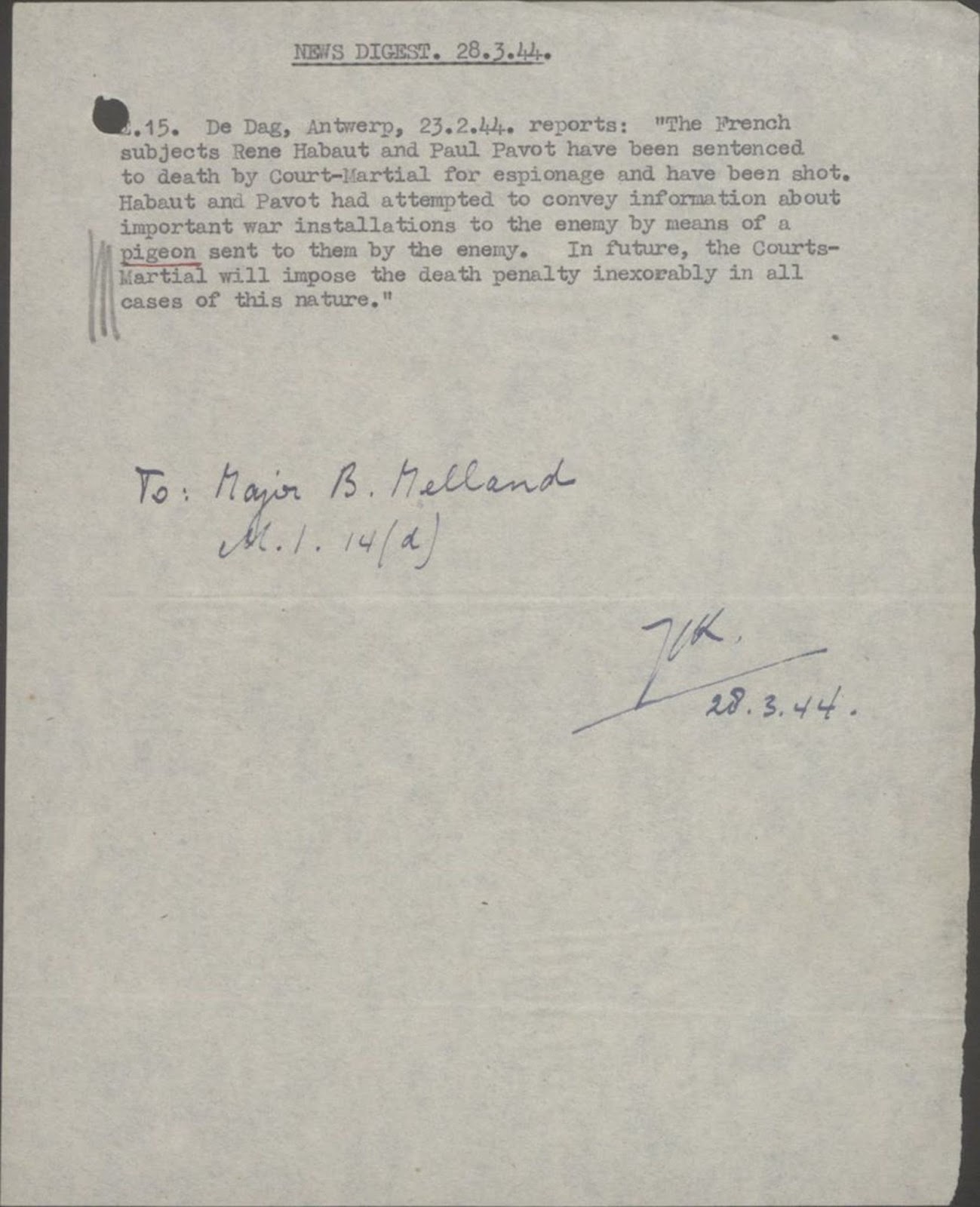 World War 2 History and the WW2 Pigeons: The Brave Message Writers of ...