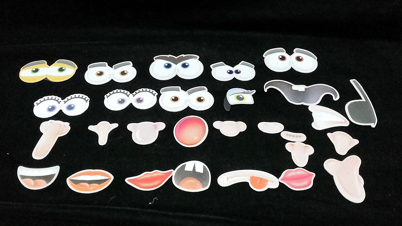 Kid Books Blog: 236.Magnetic Funny Faces / Magnetic Silly Faces