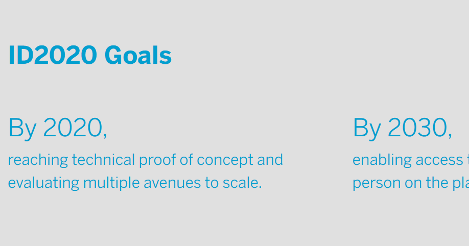 Global Citizen News: Biometric ID2020 on the Blockchain with Microsoft