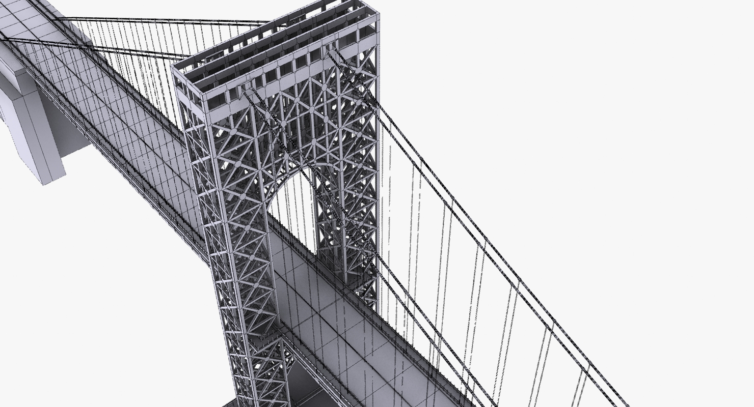 George Washington Bridge 3D Model
