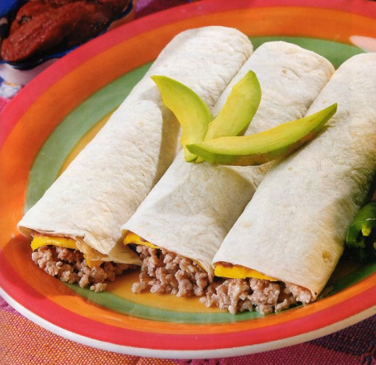 Burritos de picadillo ~ Solountip.com