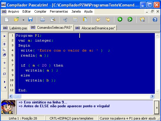 Pascal ZIM - Compilador pascal totalmente nacional ~ Doidos por PC