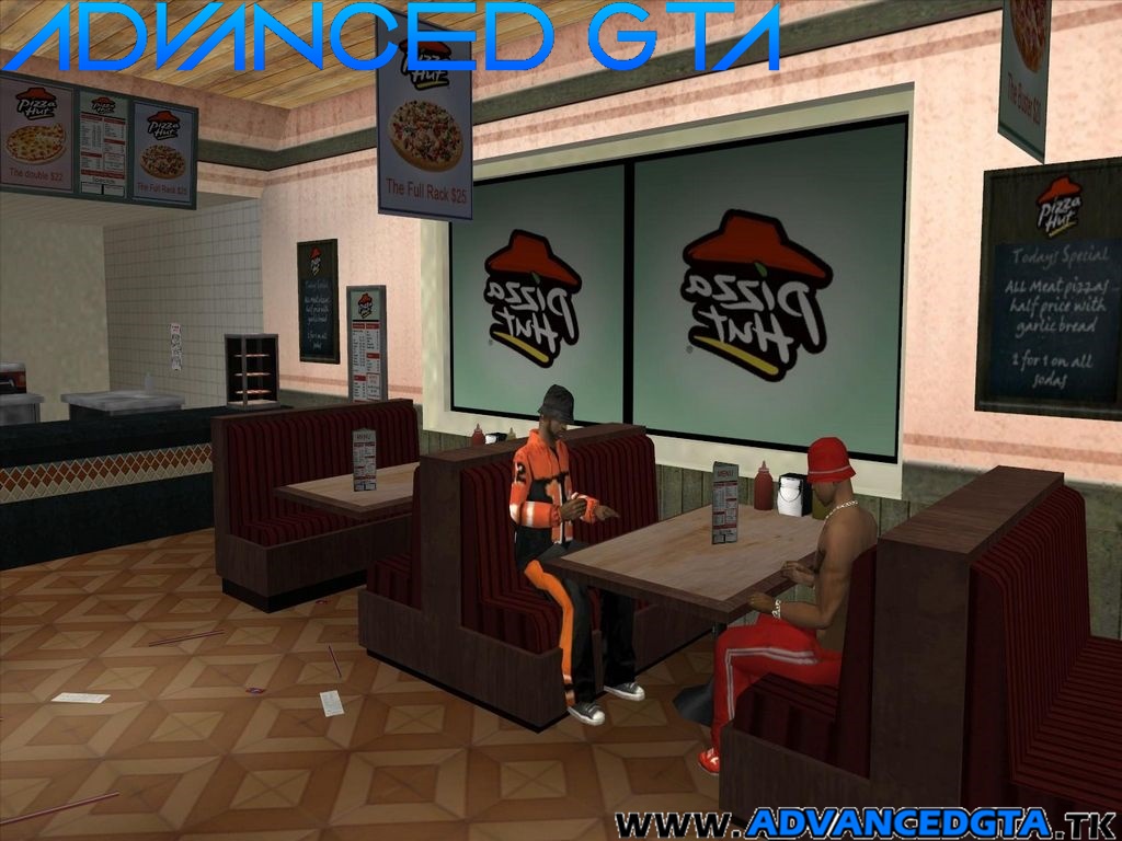 GTA SA - Lanchonetes da Pizza Hut e Burger King ~ Advanced GTA ...