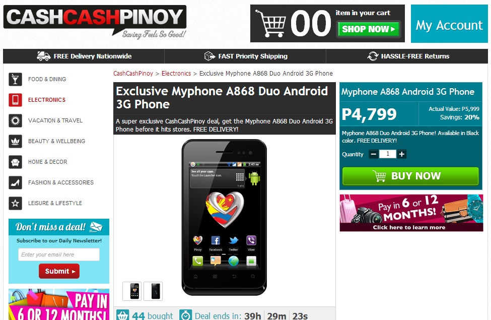 MyPhone A868 Duo: Specs, Price, Features and Availability in the ...