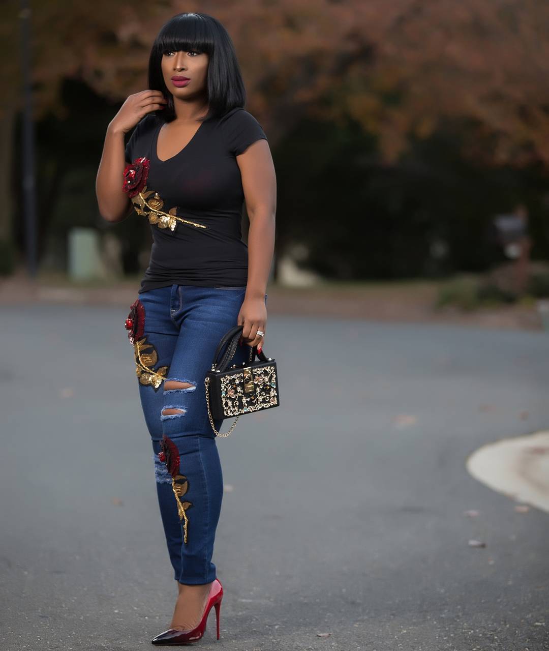 Welcome To Shine Your Eye Blog: Wednesday Casual Looks: Chic Ama Killed ...