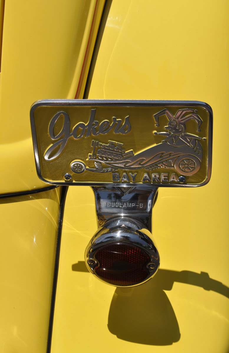 Just A Car Guy: Many car club plaques at the LA Roadster Show