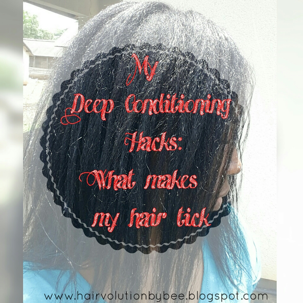 Hairvolution By Bee: Deep Conditioning Hacks: What makes my hair tick