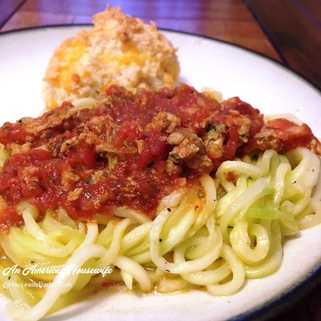 An American Housewife: Homemade Spaghetti Sauce - No Sugar Added