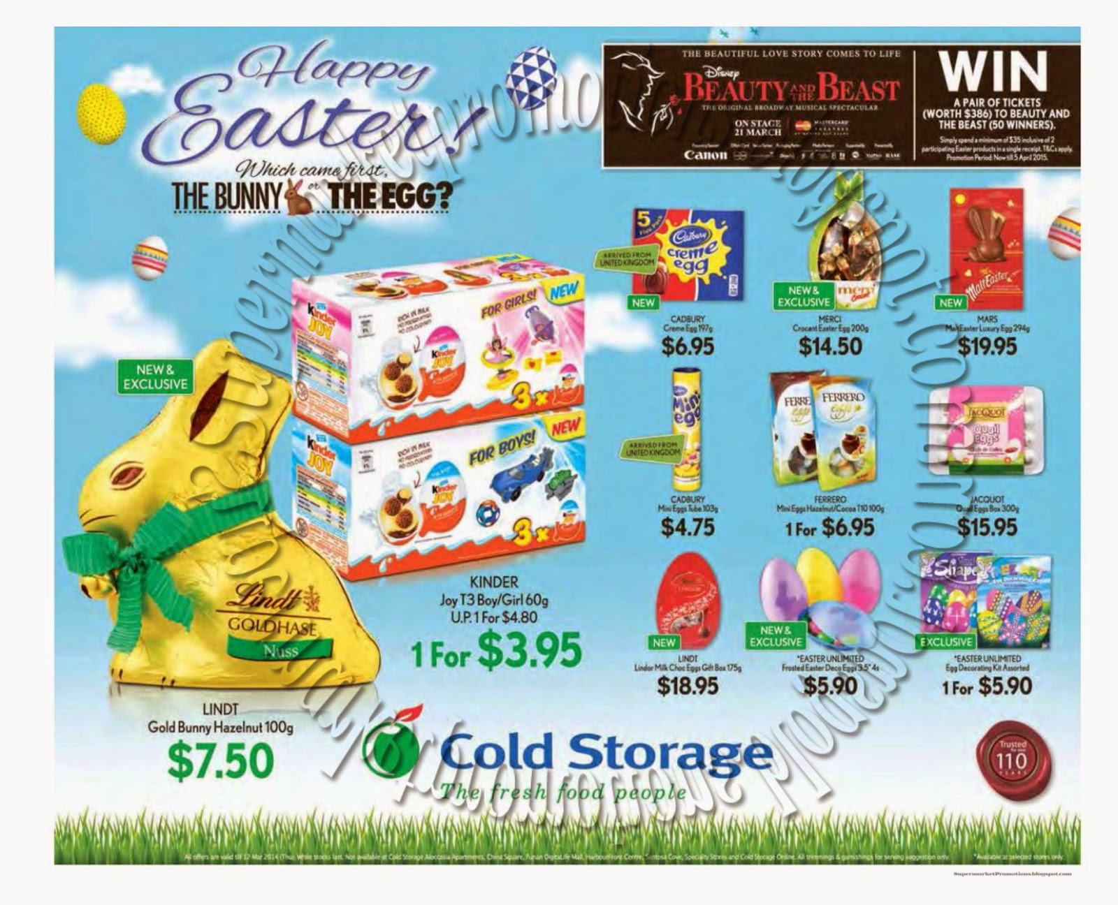 Cold Storage Happy Easter! 06 - 12 March 2015 ~ Supermarket Promotions