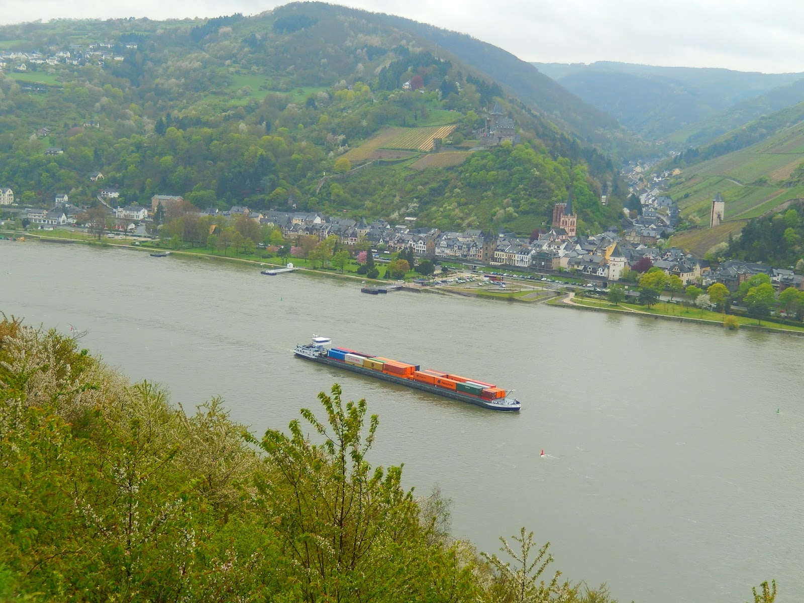 Der Wanderfreund: Wilder Rheinsteig Etappe 15 von Kaub nach Lorch (14,8 km)