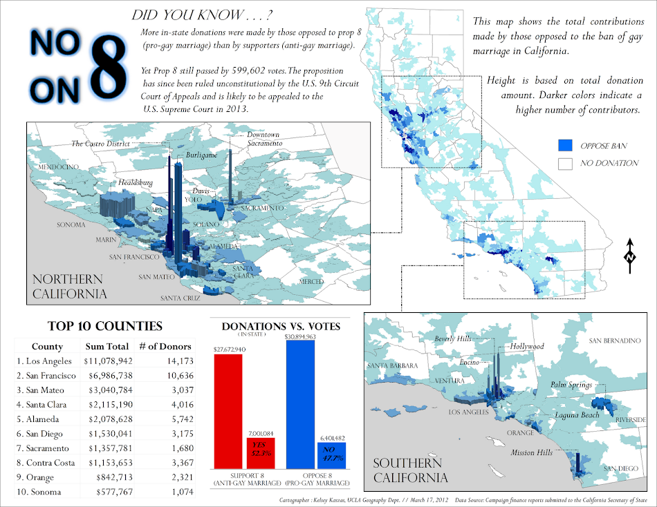 Kelsey Kaszas - Geographic Information Systems (GIS): Proposition 8 Maps