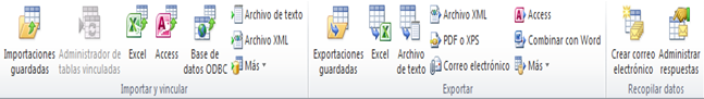 Microsoft Access 2010: Interfaz de Access 2010