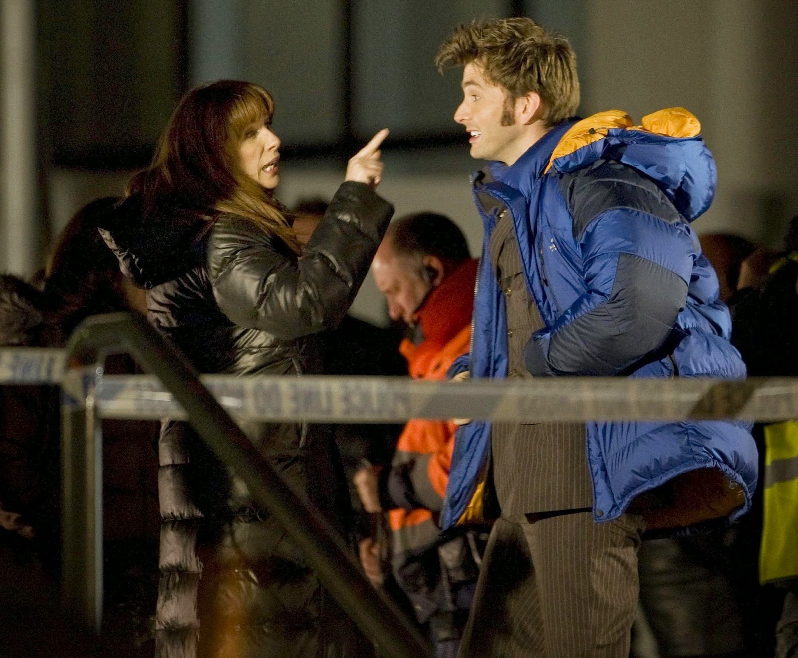 PHOTOS: David Tennant & Catherine Tate Filming Doctor Who Partners In ...