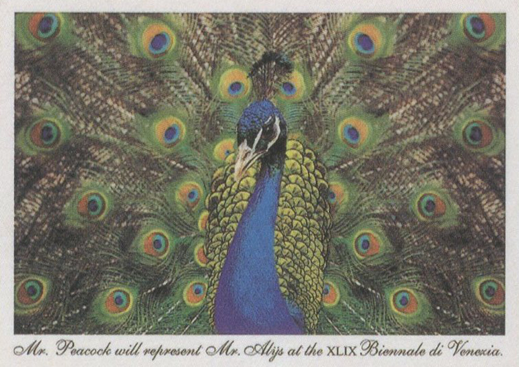 stopping off place: Mr. Peacock