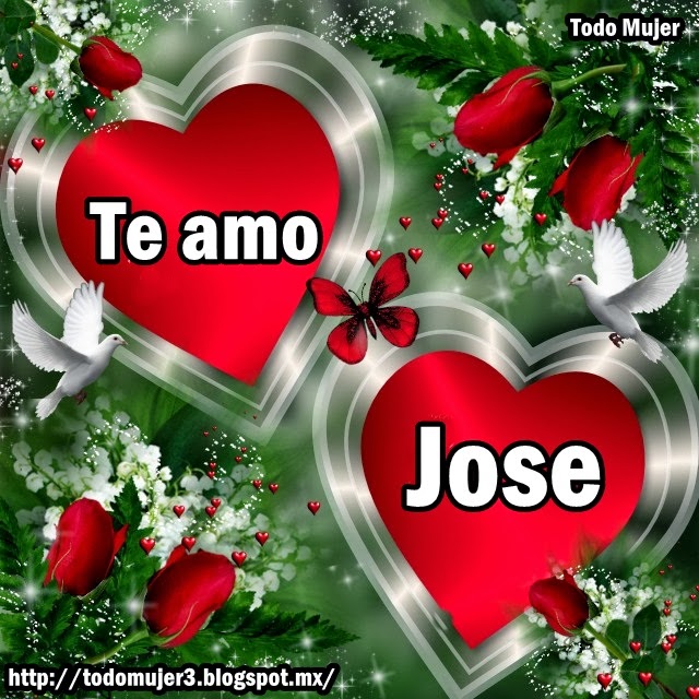 Todo Mujer: TARJETAS "TE AMO" CON NOMBRES