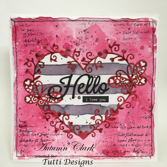 SewPaperPaint: Opposites Attract Innie and Outie Heart Cards