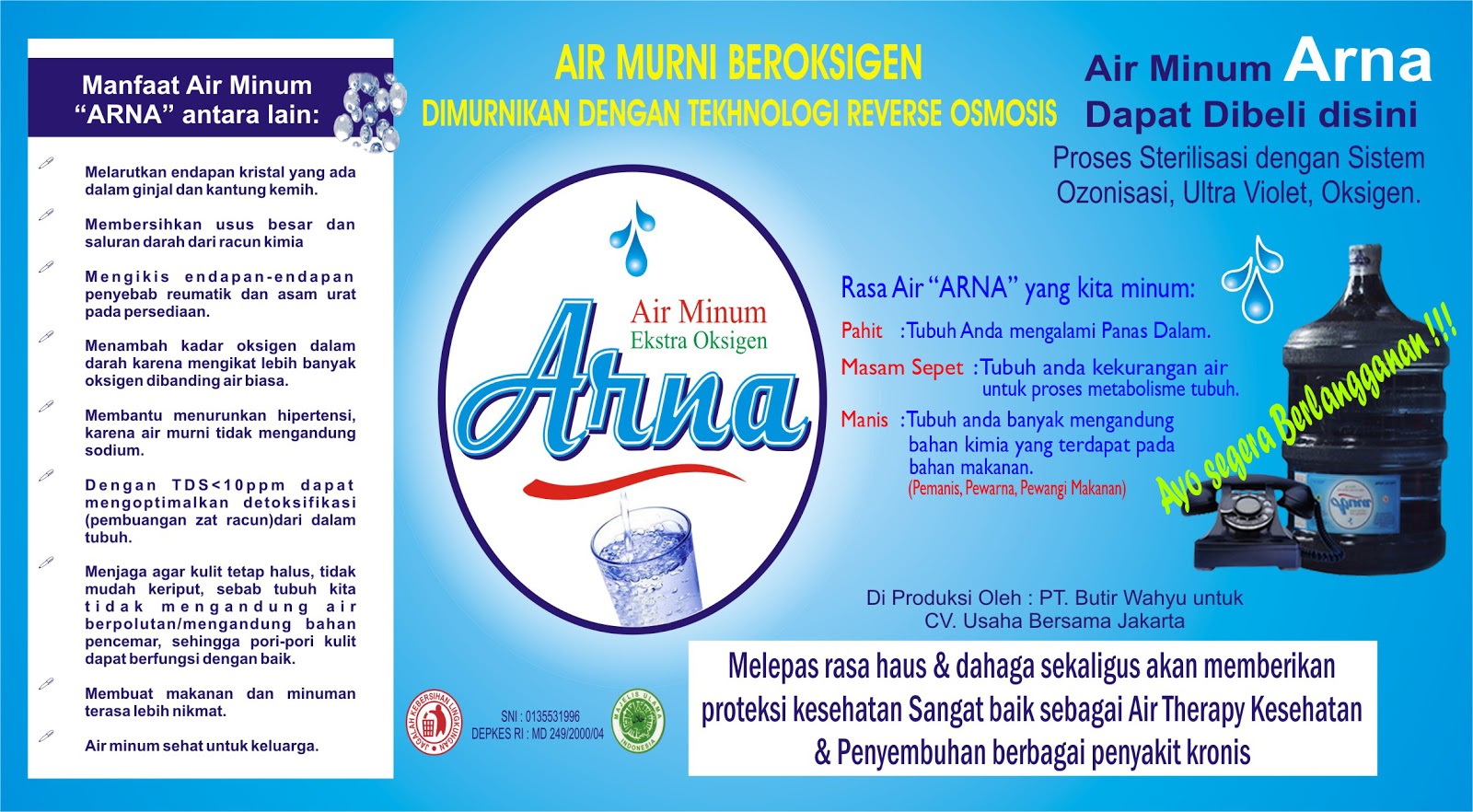 Air Minum Sehat menyegarkan dengan proses RO+Oksig: Air Minum Sehat ...