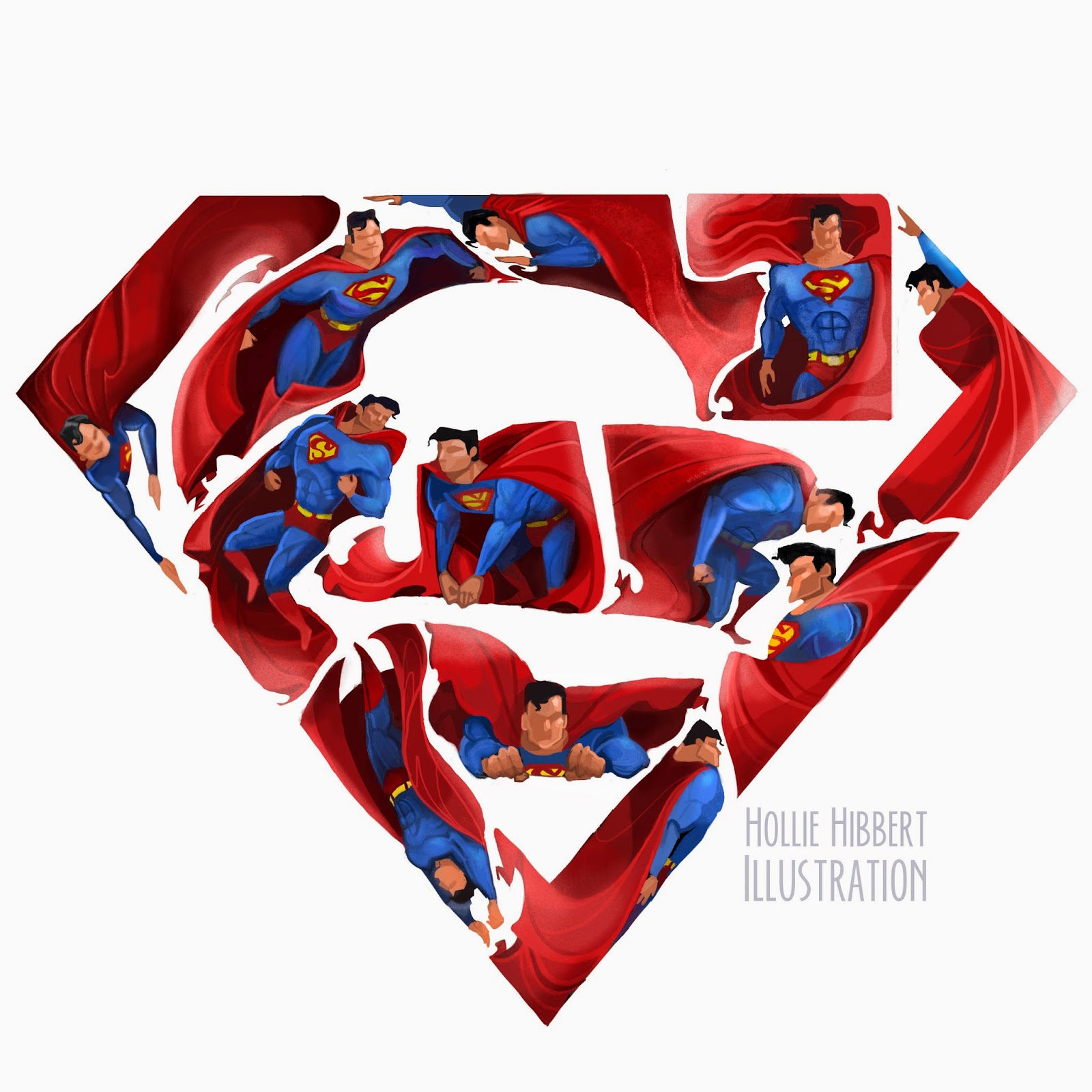 Hollie Hibbert: "Super Shapes:" Superman