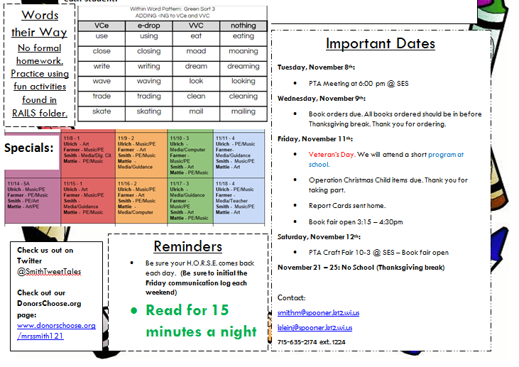 Mrs. Smith's classroom blog: Our First Classroom Newsletter
