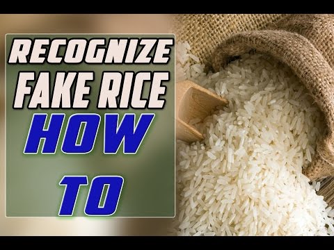 Fake Rice Vs Real Rice | How To Recognize Fake Rice | Fake Rice ...
