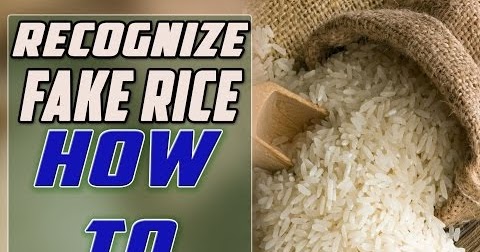 Fake Rice Vs Real Rice | How To Recognize Fake Rice | Fake Rice ...