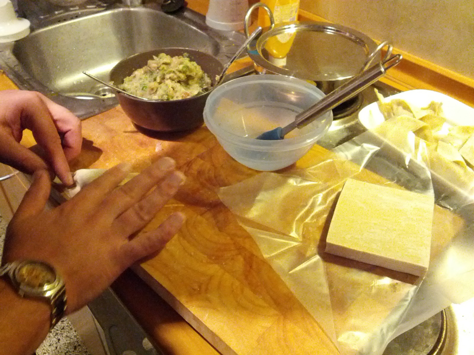 danielas gedanken: Küchenteufel dämpft: Wan Tan (Dim Sum)