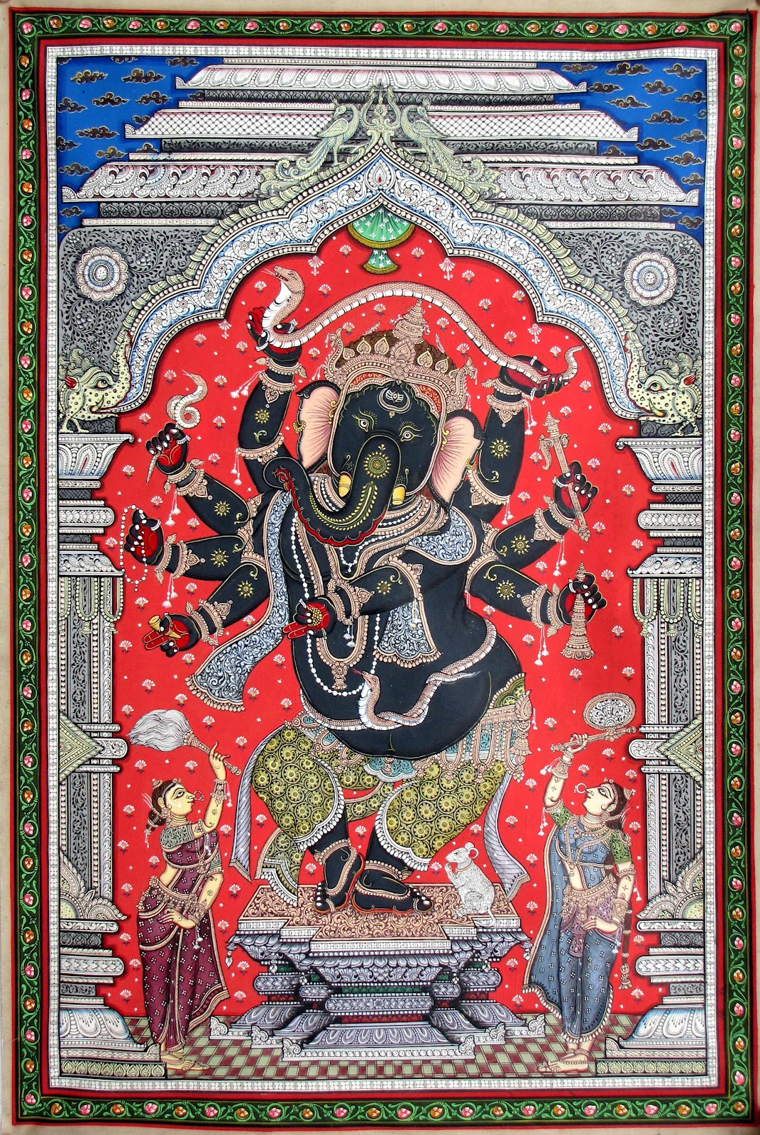Pattachitra paintings by Pranab Narayan Das - The Barpali Days