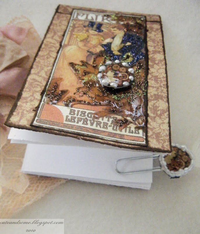 Cute and Some: NOTEPAD SET... MIXED MEDIA / VICTORIAN STYLE