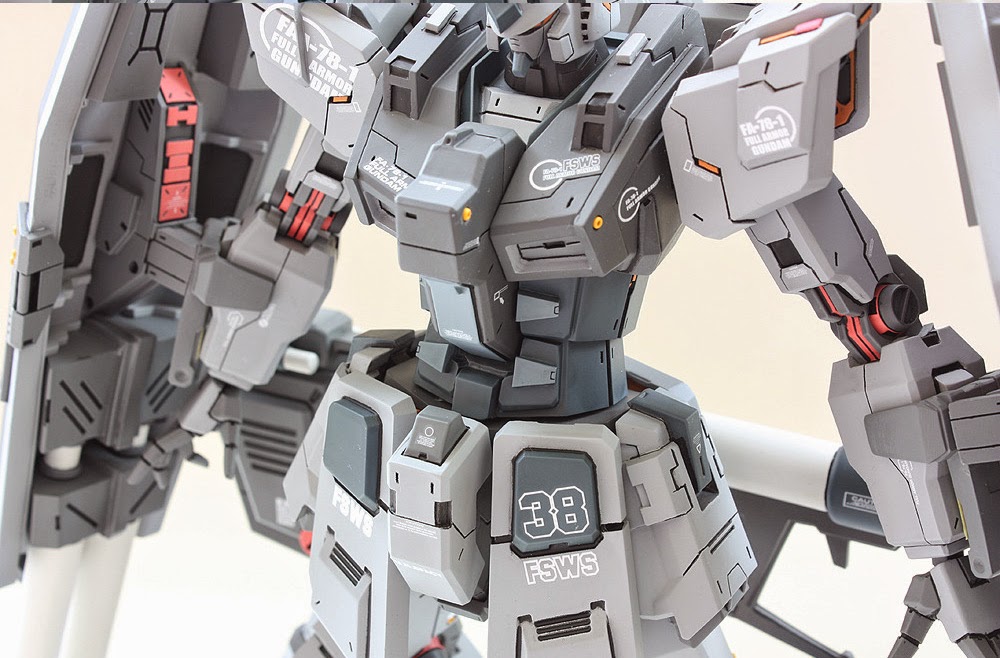 GUNDAM GUY: 1/60 FA-78-1 Full Armor Gundam Heavy Type Ver - Painted Build