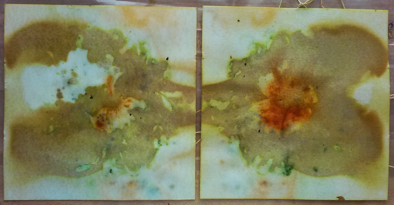 Naturally Dyed Paper: Working in Layers.