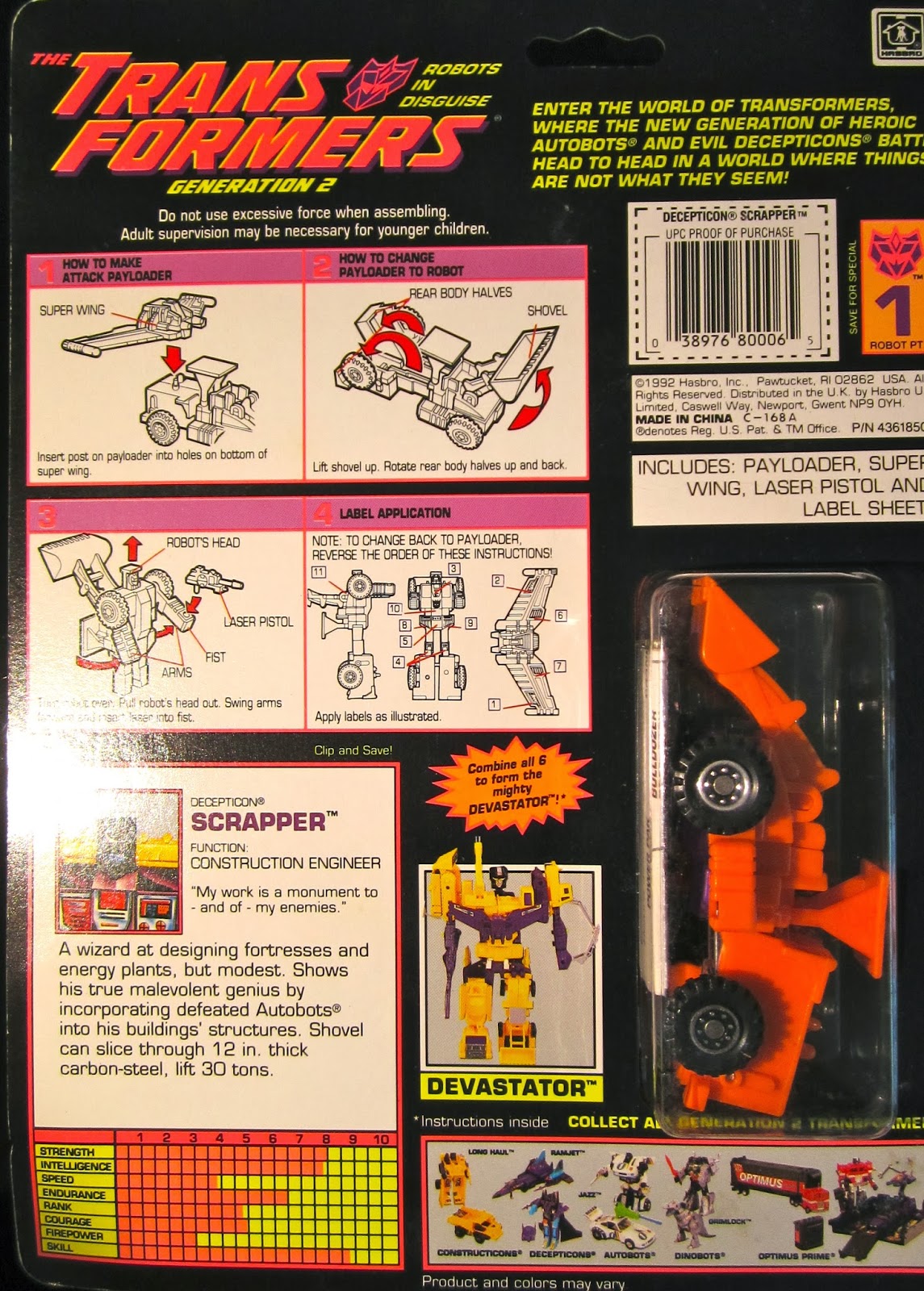 A Transformers Blog - My Life In Collecting: G2 Orange MOSC ...