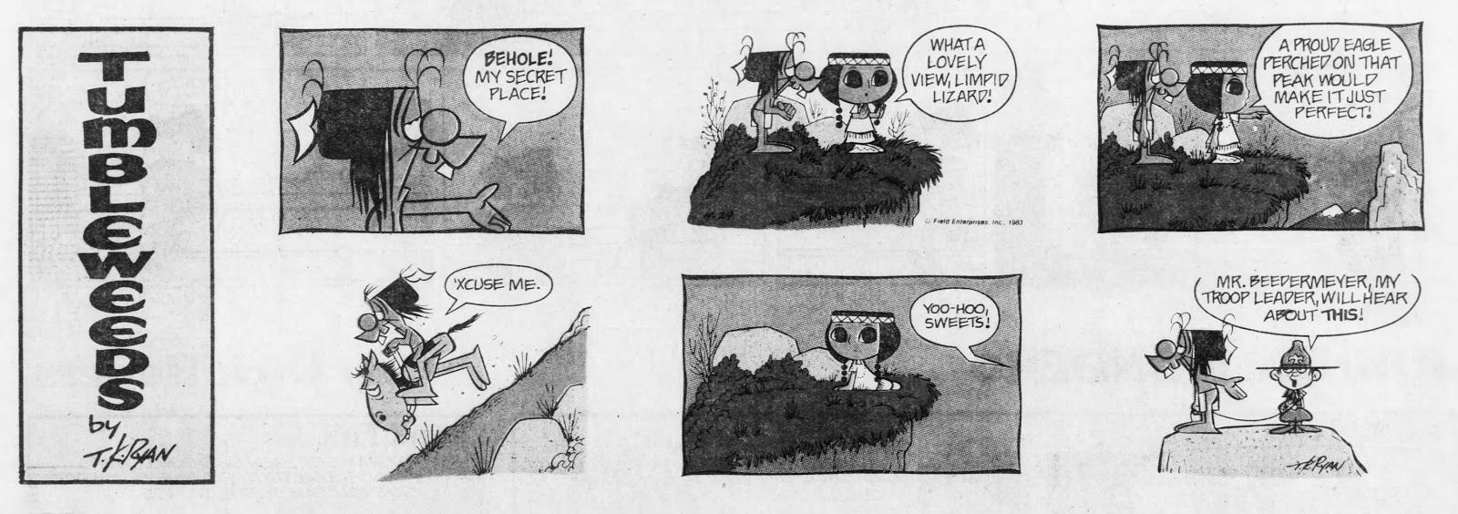 1983: Tumbleweeds: Once again native Americans are portrayed as "dumb ...