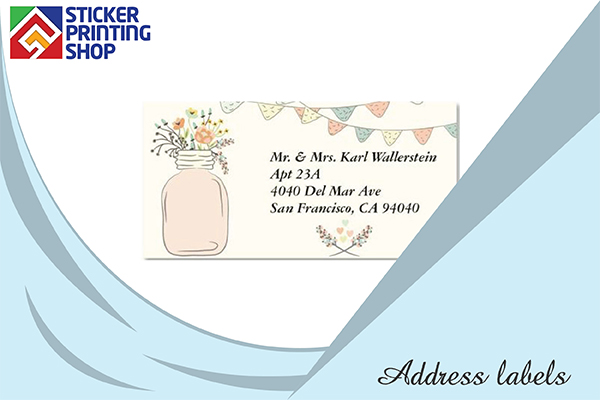 What is the importance of address labels and their quality in the market?