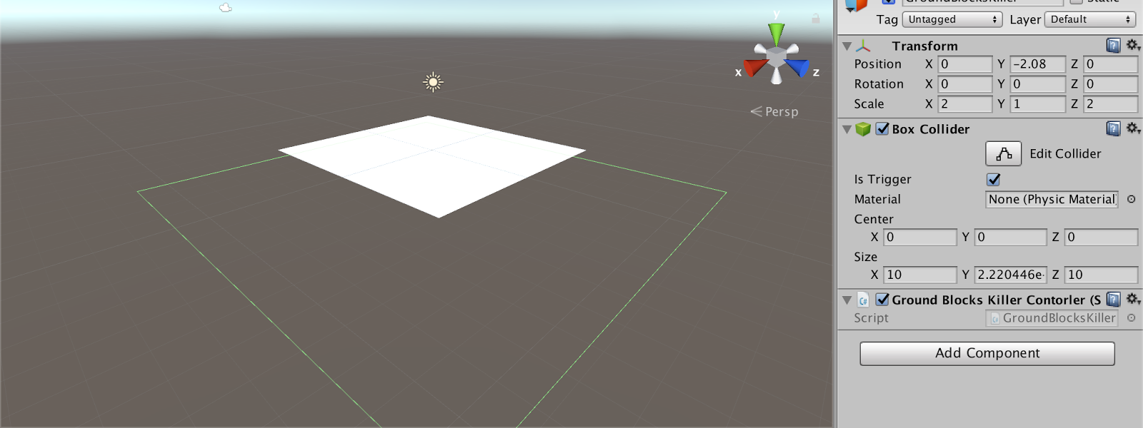 Destroying objects in Unity