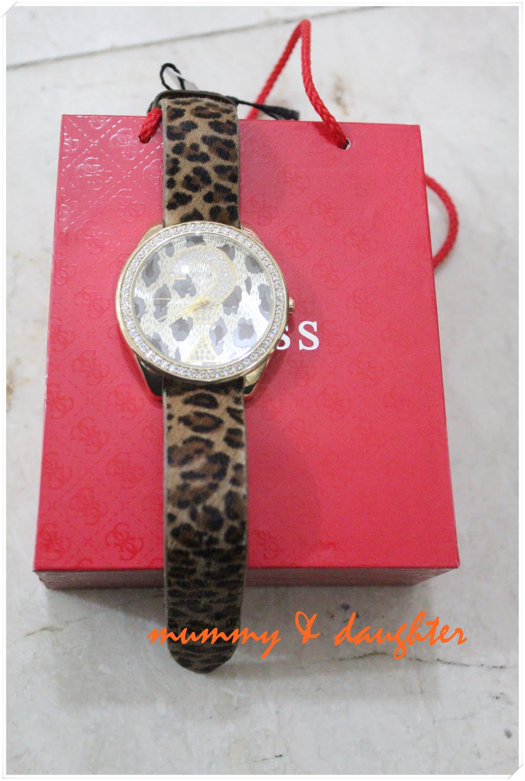 Mummy & Daughter Garage Sales: Leopard Guess Watch