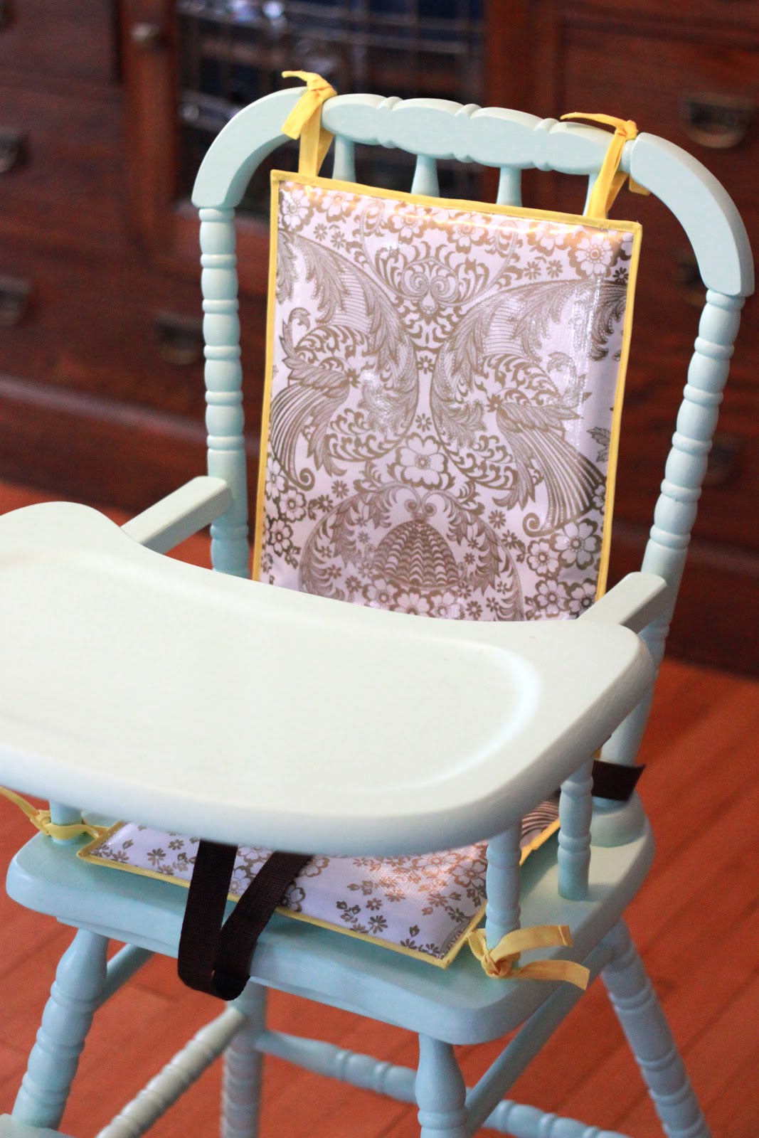 high chair makeover