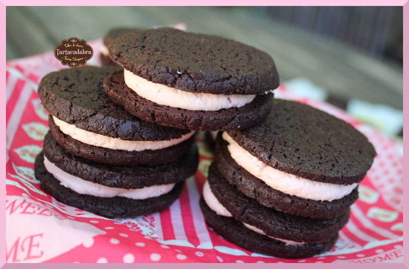 Tartacadabra: Chocolate Cream Cookies - galletas de chocolate y crema