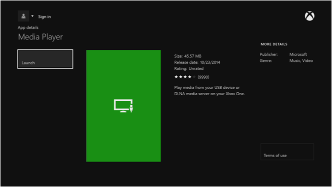 Приложение Media Player для Xbox One: поддерживаемые форматы ...