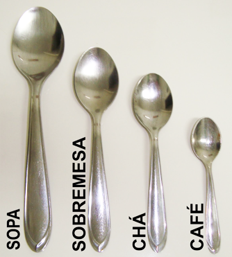 Receitas Caseiras: Medidas em colheres