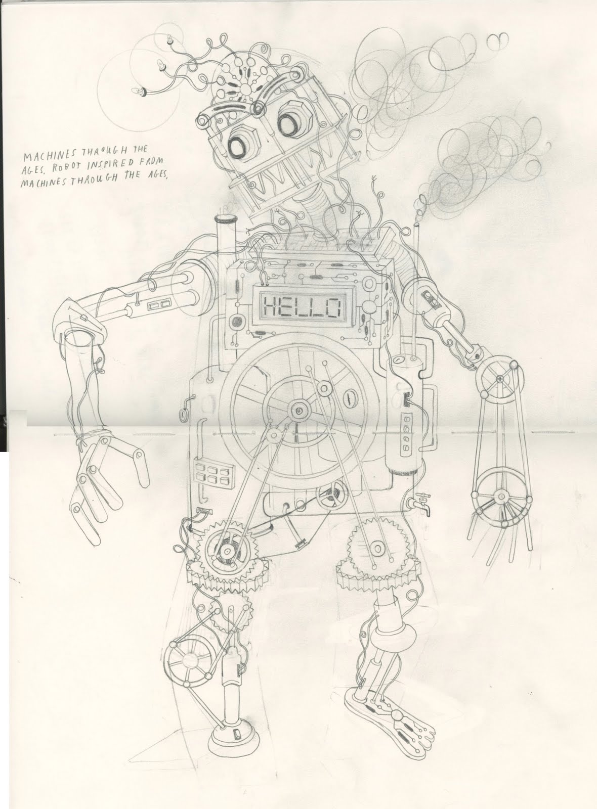jess wilson: sketch book work_Robots