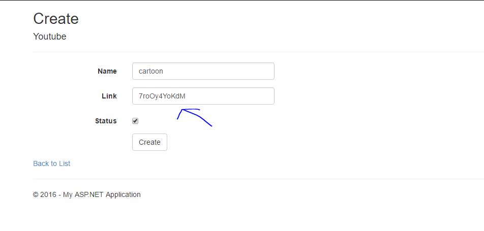 Play Embed Youtube videos in Iframe in Asp.Net MVC - MVC Arena (ASP.Net)