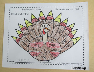 How to Teach Nonsense Words, and Color by Nonsense Word Worksheets for ...