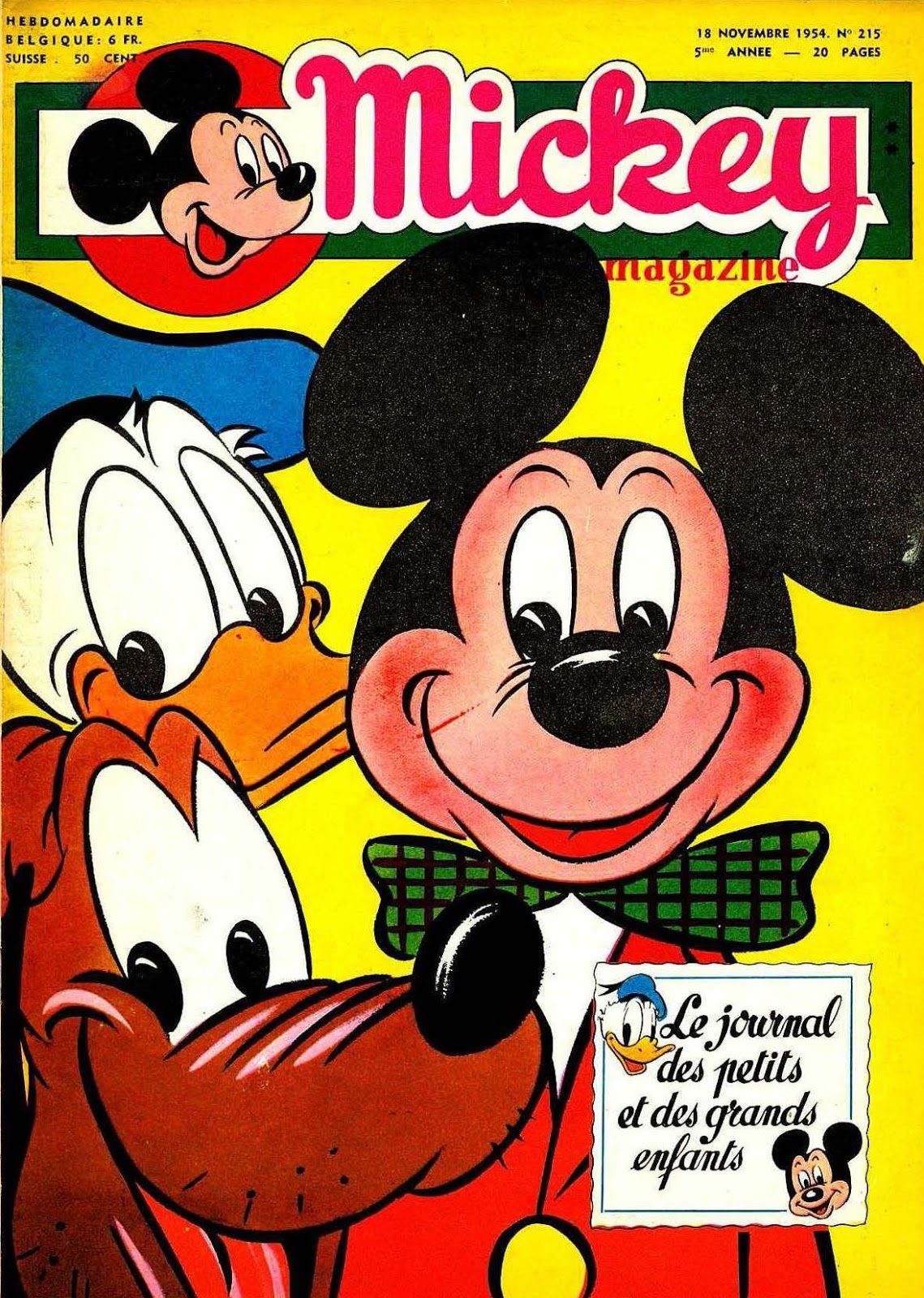 Le journal de Mickey: Mickey magazine 215