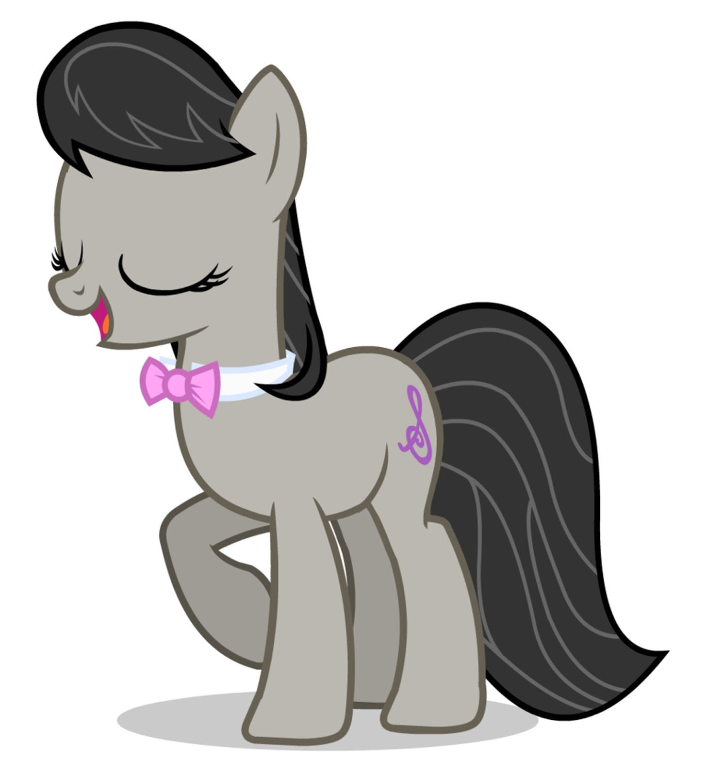 My Little Pony: Dibujos para imprimir y recortar de Octavia Melody