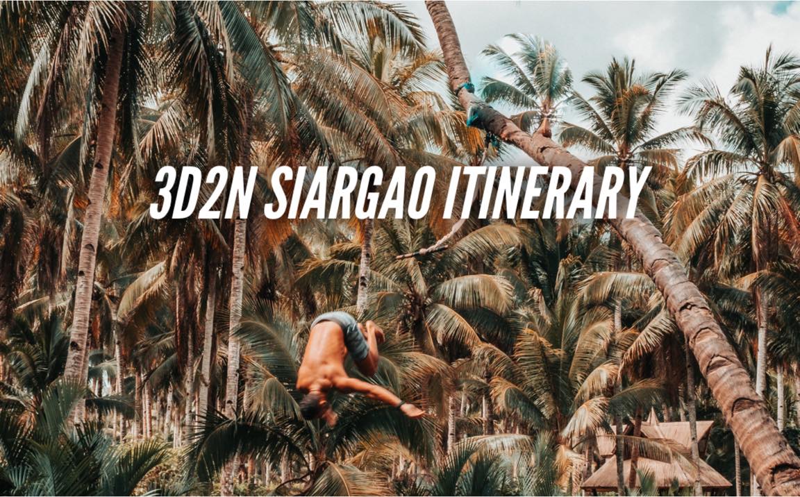 SAMPLE SIARGAO ITINERARIES for 3, 4, 5, 6 Days Tour or More! | Blogs ...