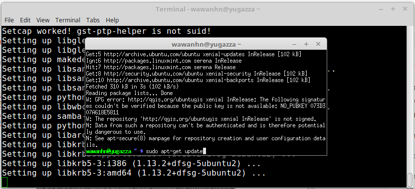Alternatif Terminal di Linux Ubuntu atau Linux Mint | Share to The World